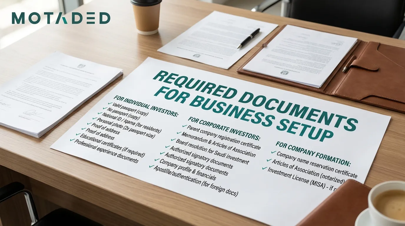 Steps for Business Setup in KSA